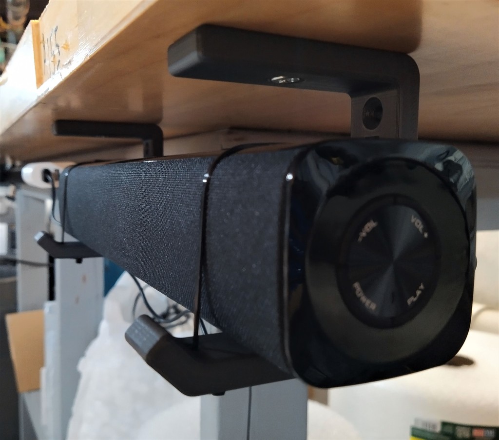Parametric sound bar bracket by Bounet | Download free STL model ...