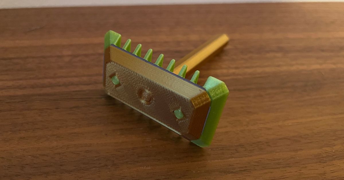 Safety Razor for 2.99 (meters of filament) by JA:GR | Download free STL ...