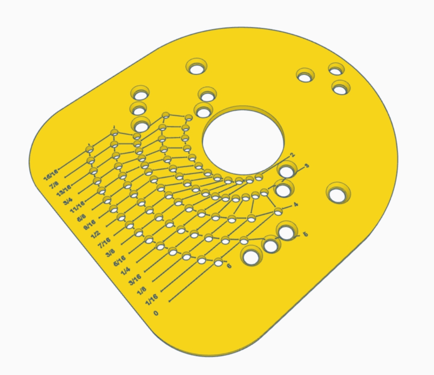 Circle Guide for Plunge Routers - 2 ¼ to 6 ¹⁵/₁₆ inches (57,15mm to 176 ...