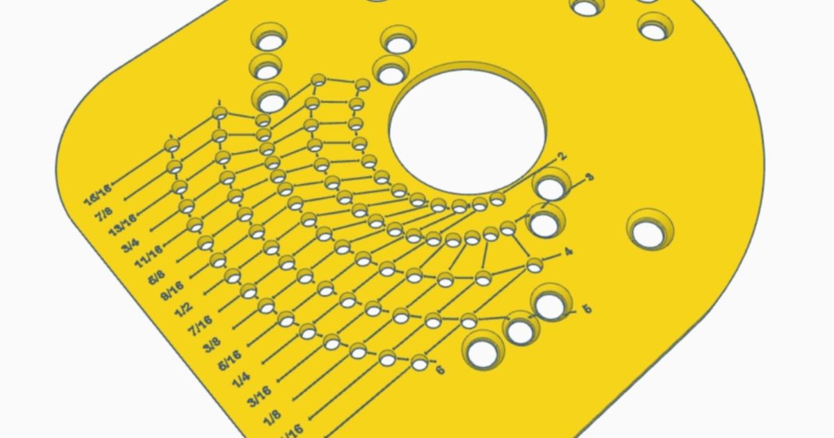 Circle Guide for Plunge Routers - 2 ¼ to 6 ¹⁵/₁₆ inches (57,15mm to 176 ...