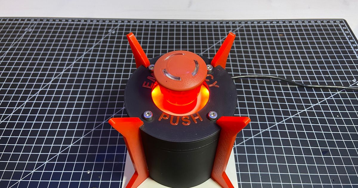 Emergency Button Desk Stand for Industrial Actuators by JN-Husch ...