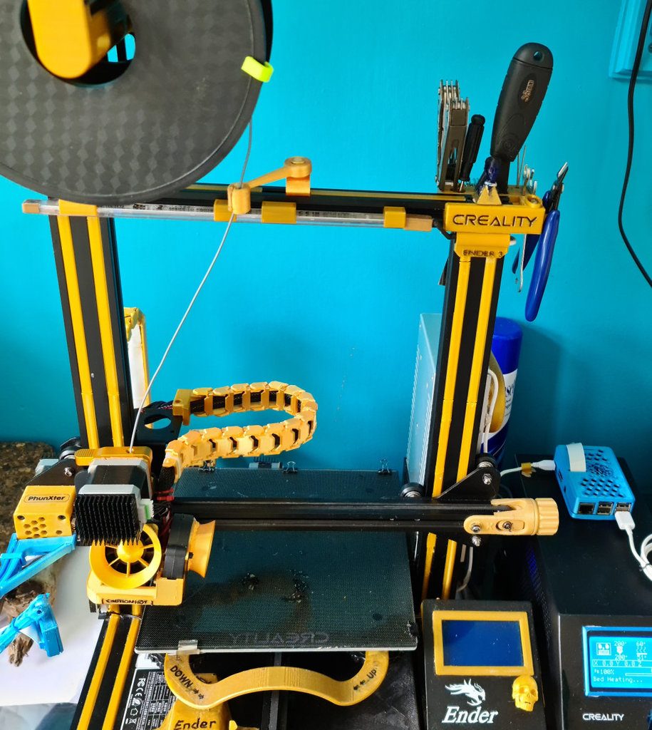 Direct Drive Filament Guide (any 2020 3D Printer) by PhunXter ...