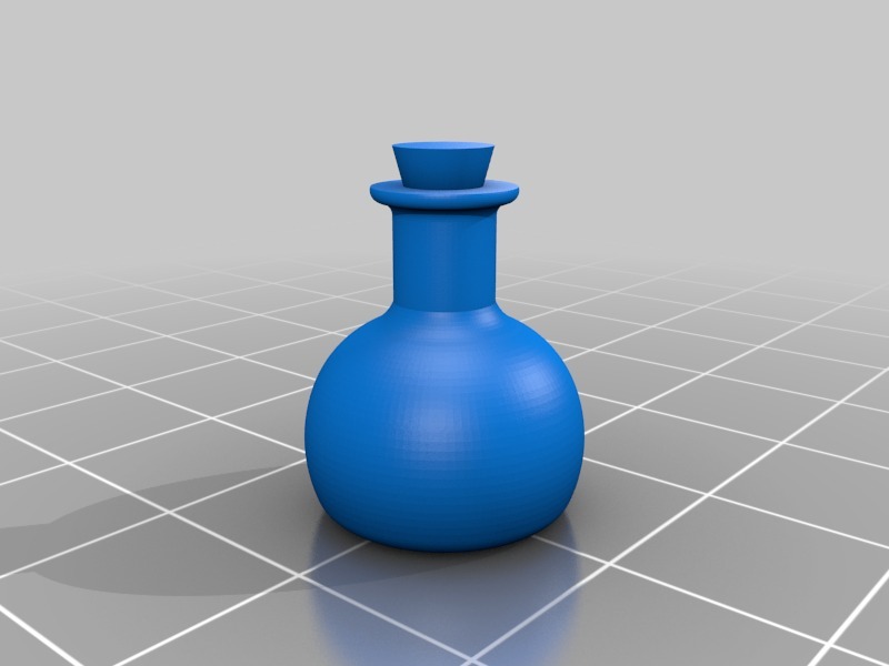 Potion bottle for board game by Alluvian | Download free STL model ...