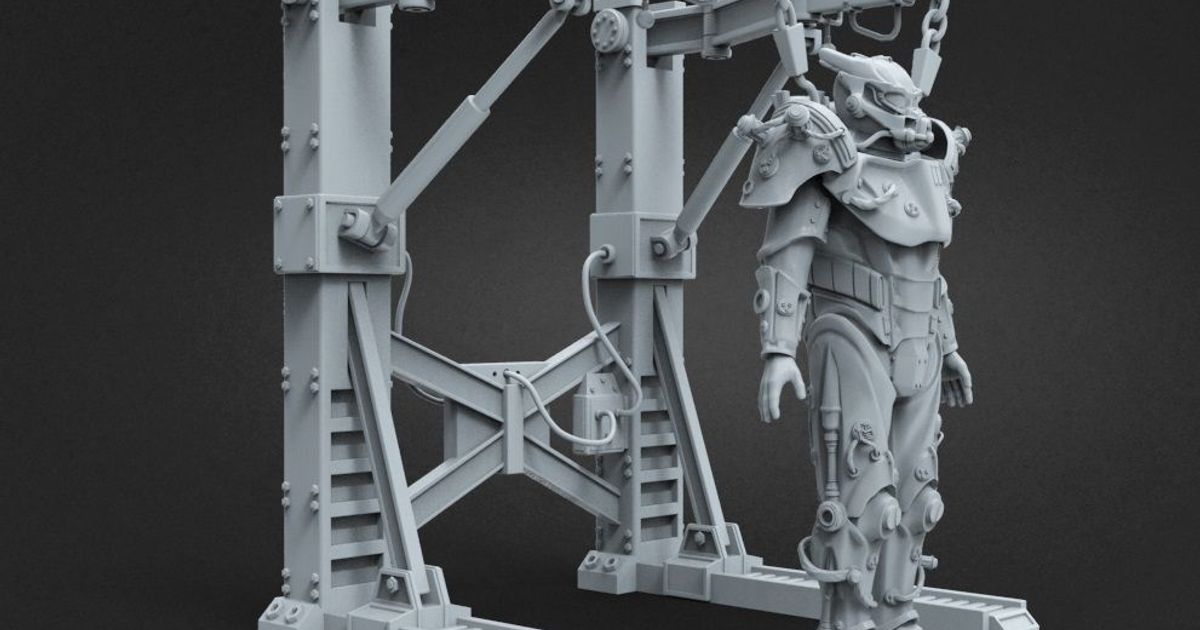 Fallout Tesla with Power Armour por Sci3D | Descargar modelo STL ...