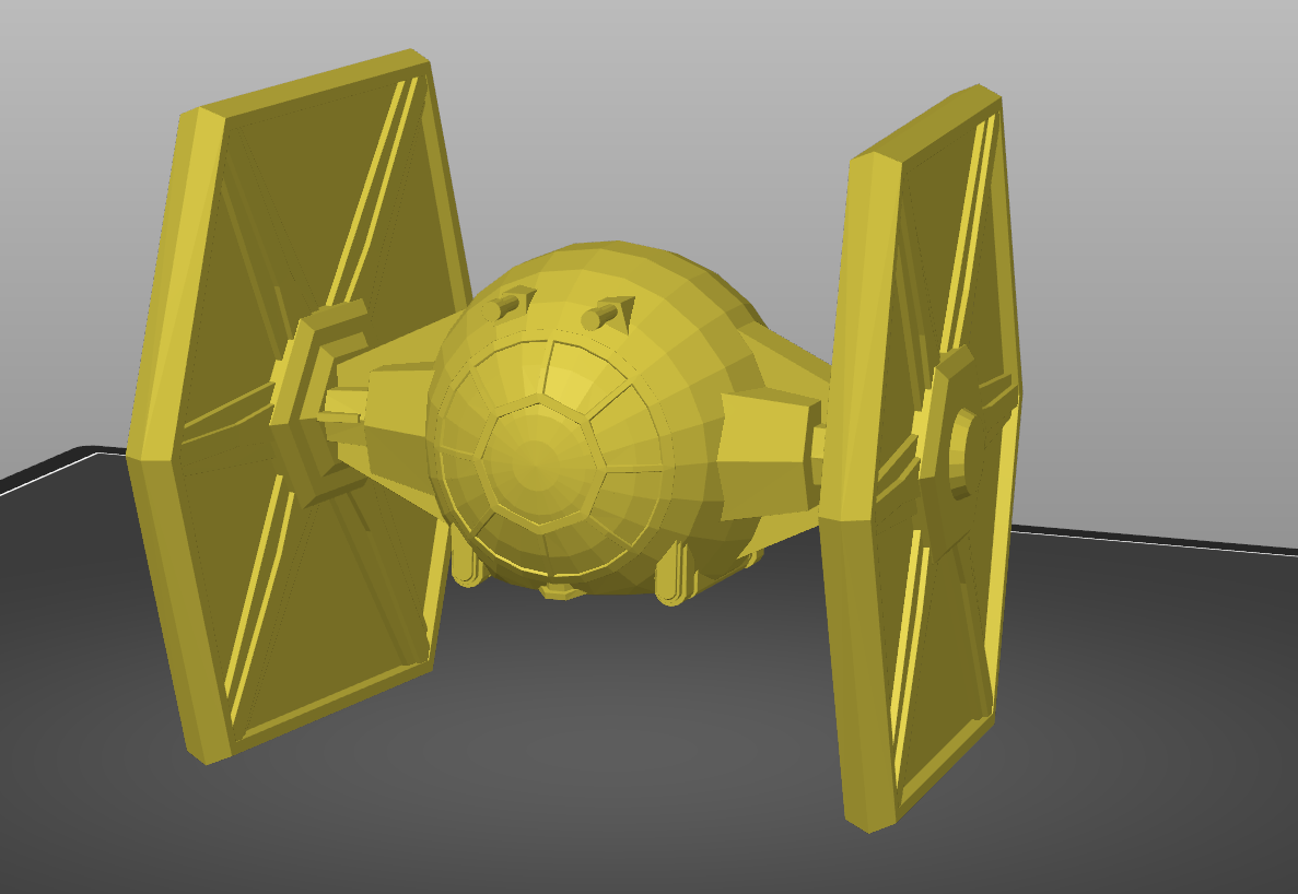 Tie Fighter by Sci3D | Download free STL model | Printables.com