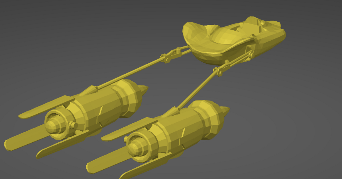 Anakin's Pod by Sci3D | Download free STL model | Printables.com