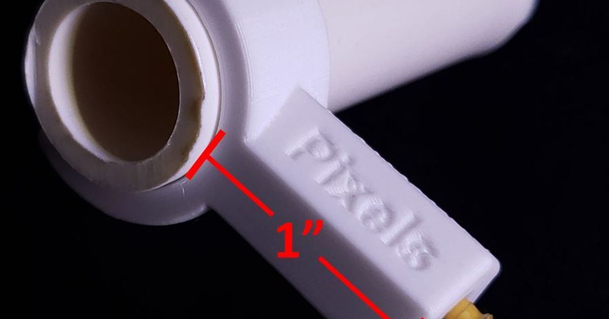 Standoff - 1/2" PVC Shaft x 1/2" PVC Clip x 1" Length by BlinkyPixels ...