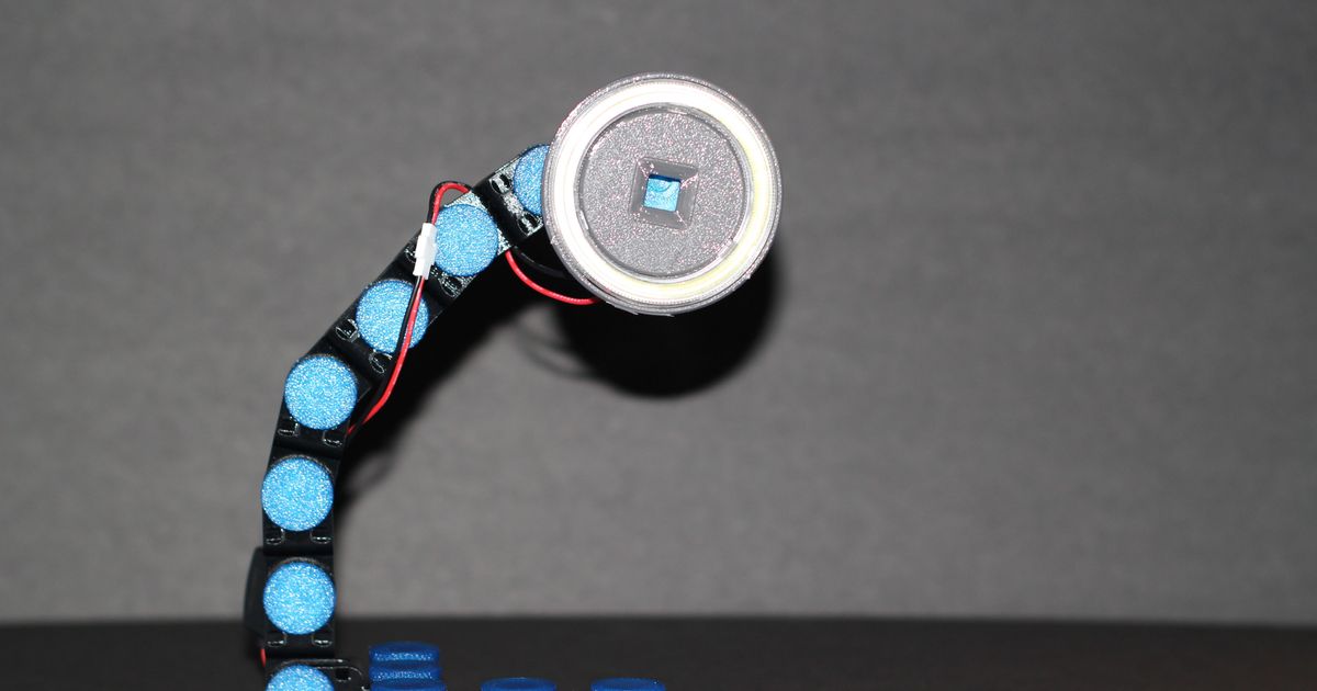 COB LED Ring for Articulating Raspberry Pi Camera Mount by mproctor13 ...