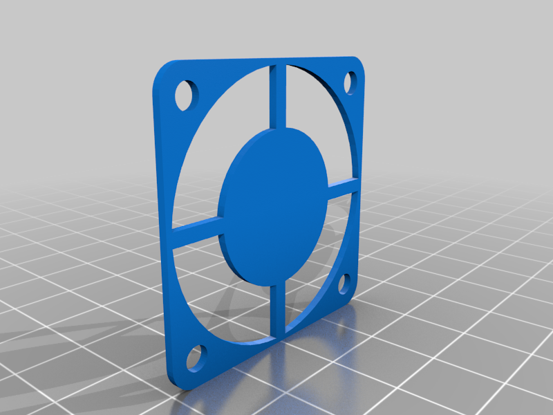 Thin 40 mm fan grill by Nejc | Download free STL model | Printables.com