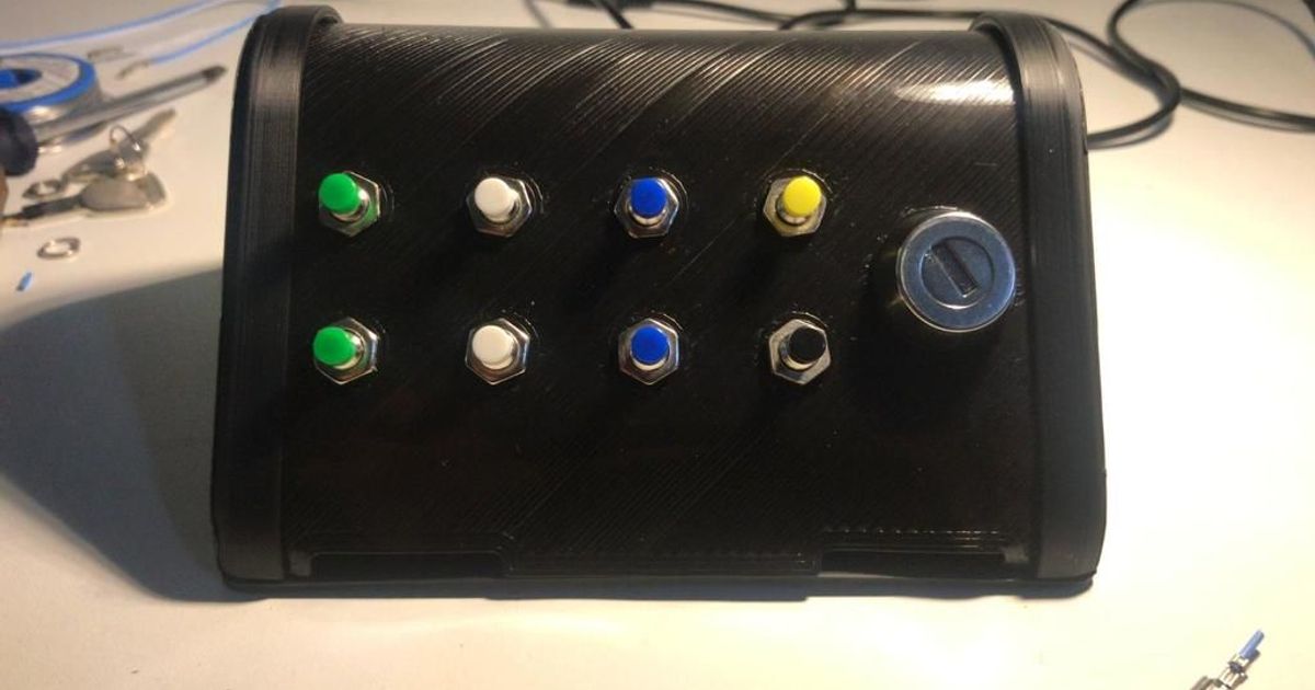 Button Box for PC Simulator by Appa1990 | Download free STL model ...