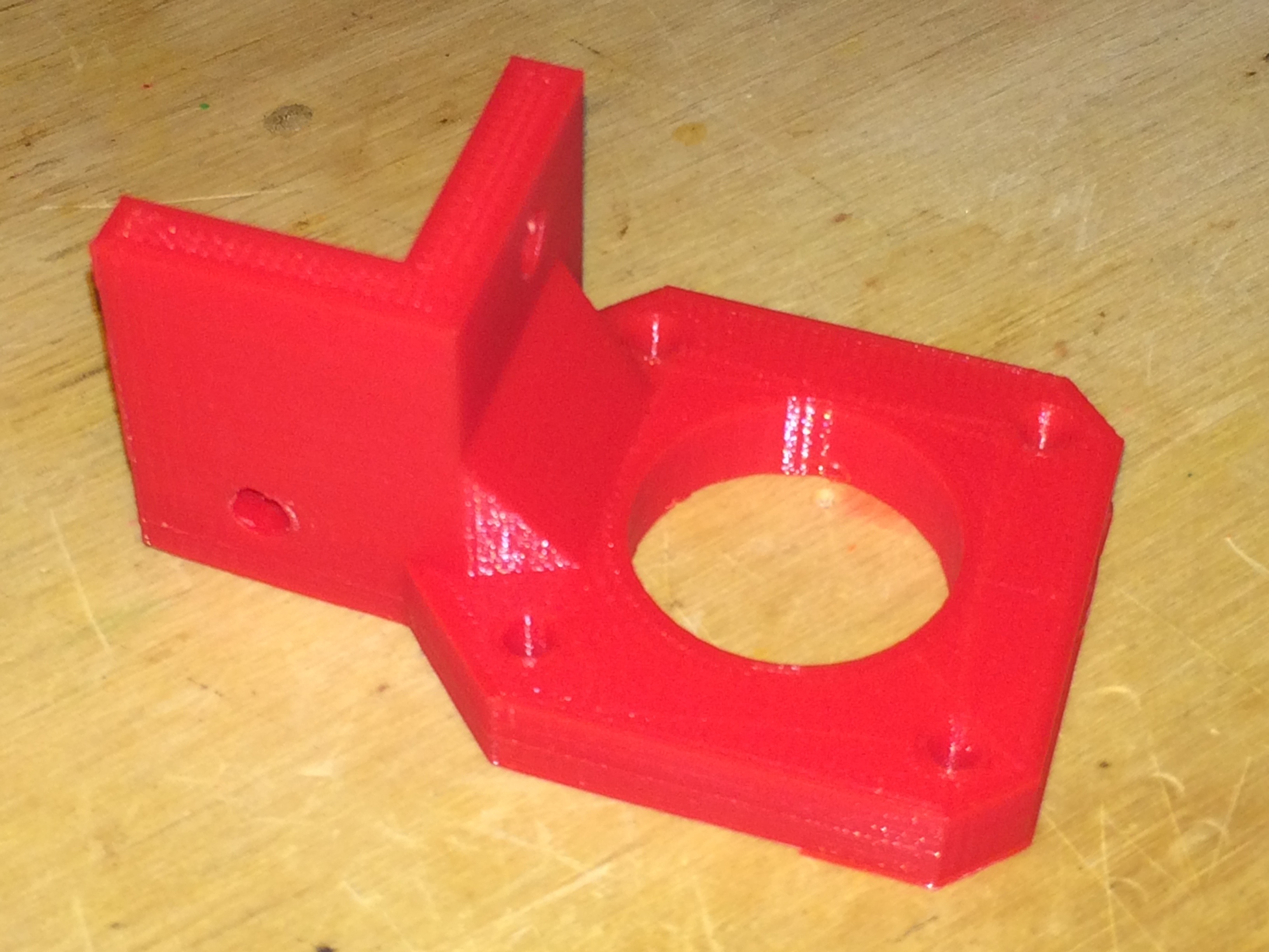 Improved Y Motor mount for Prusa i3 Clone (Max Micron and others) by ...
