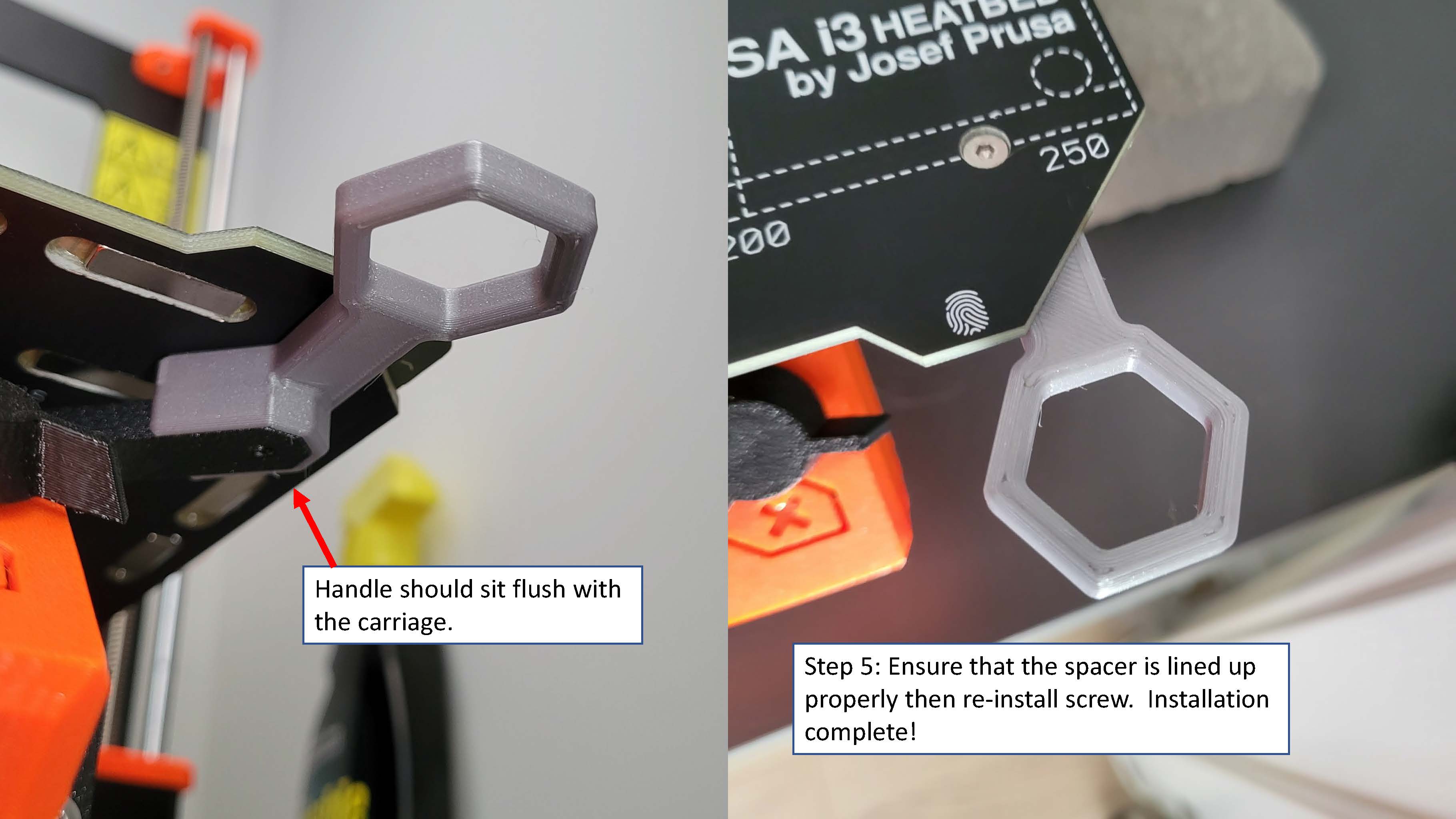 Prusa MK3 Hex Bed Handle by JB_Design | Download free STL model ...
