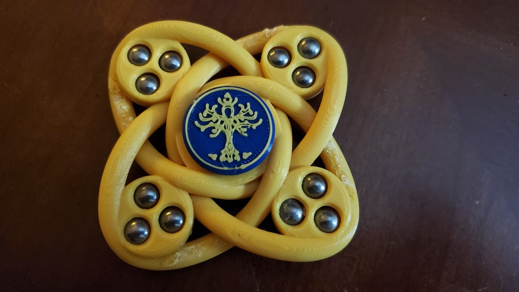 Celtic Knot Fidget Spinner V2 by SpdQbr | Download free STL model ...