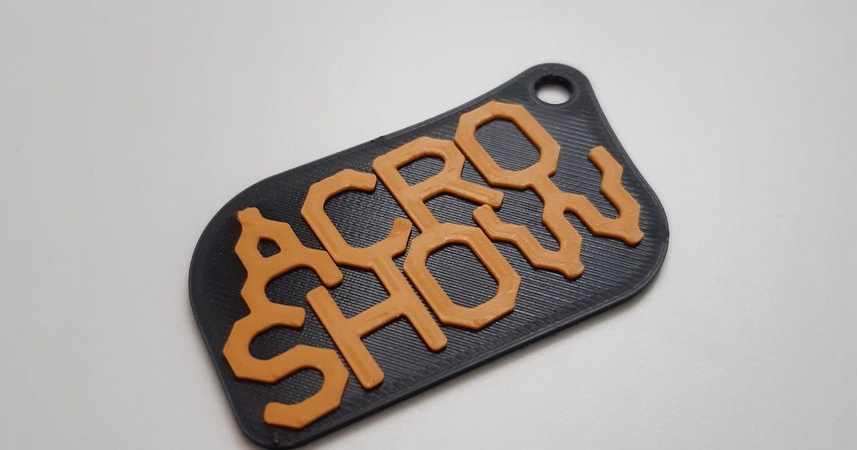 ACRO SHOW keychain by victor_frncy | Download free STL model ...