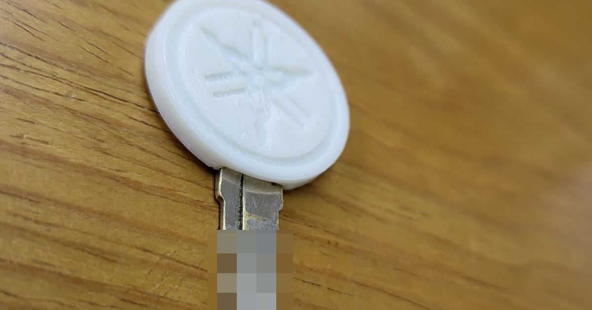 Yamaha motorcycle key cover by andremiller | Download free STL model ...