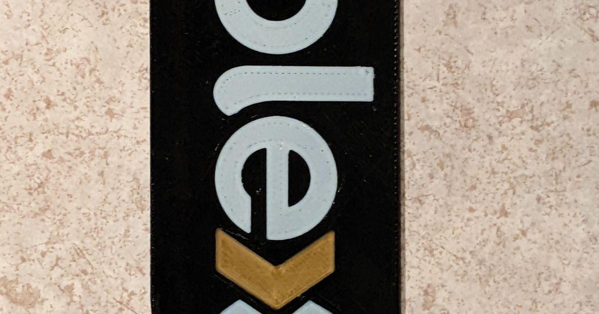 New 2022 Plex Logo Case Badge by CharlesAhrens | Download free STL ...