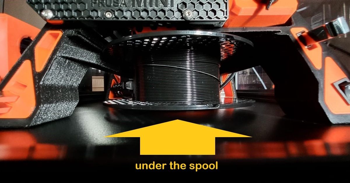 Horizontal Spool rotating base by My 3D Prints | Download free STL ...