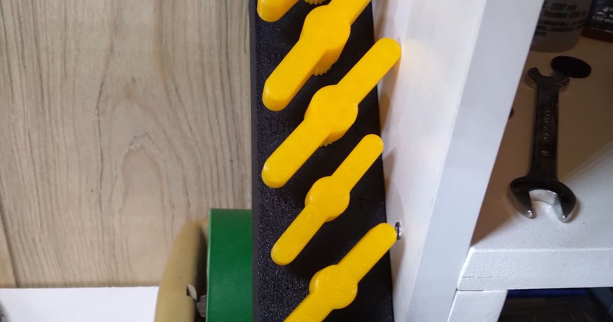 Hex Key Holder by MadP 3D | Download free STL model | Printables.com