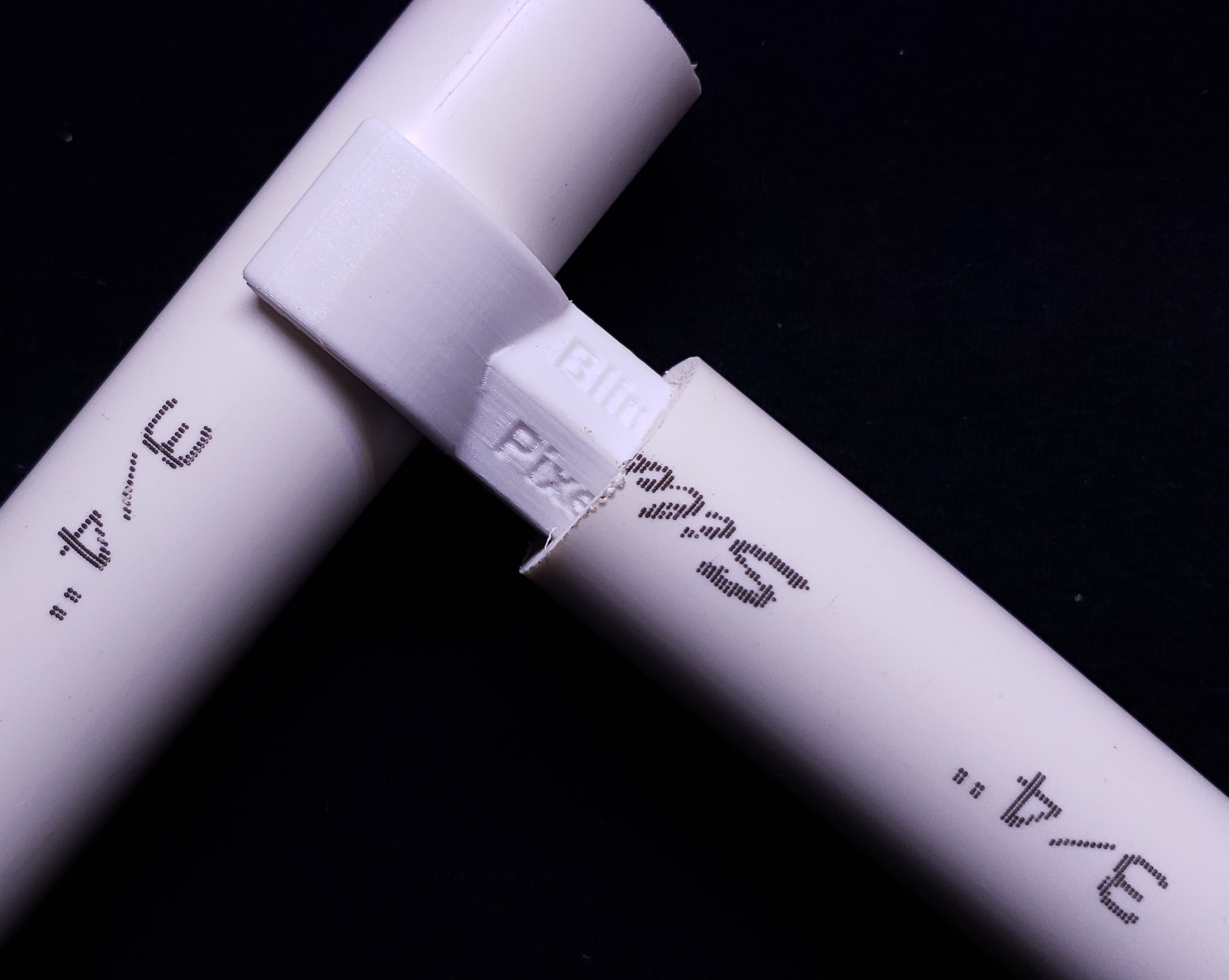 Standoff - 3/4" PVC Shaft x 3/4" PVC Clip x 1" Length by BlinkyPixels ...