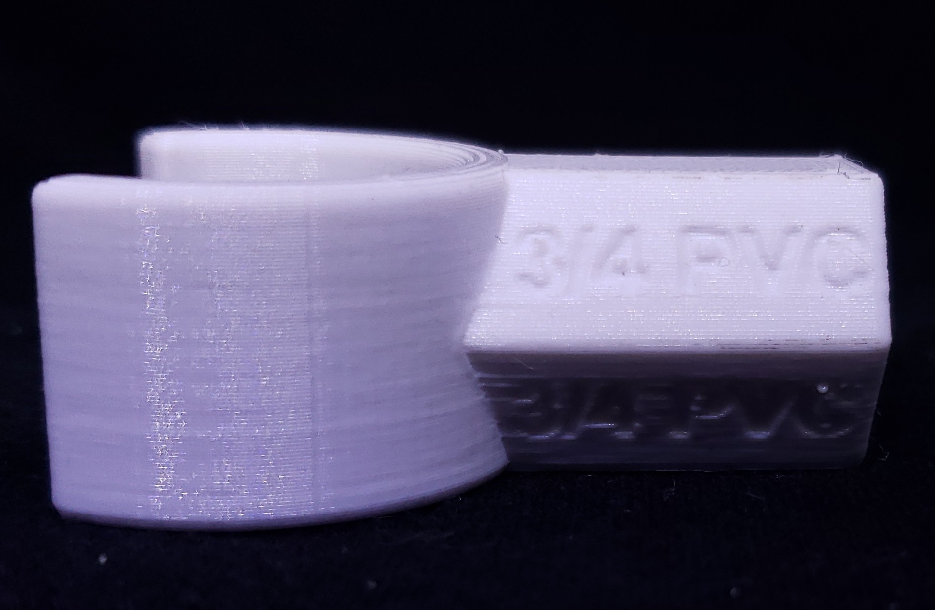 Standoff - 3/4" PVC Shaft x 3/4" PVC Clip x 1" Length by BlinkyPixels ...