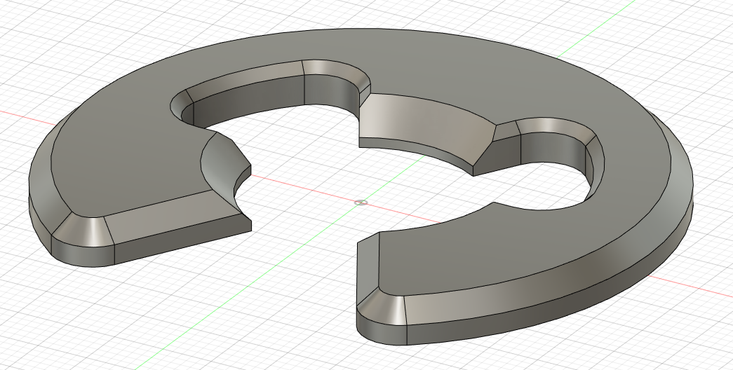Fender/Squier guitar straplock by awethesound | Download free STL model ...