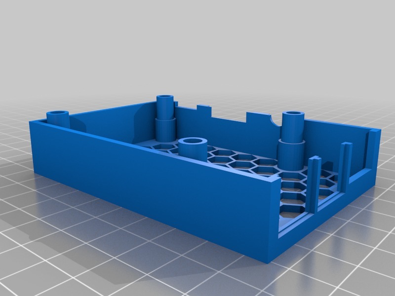 Raspberri Pi case with open top and botton by Ole | Download free STL ...