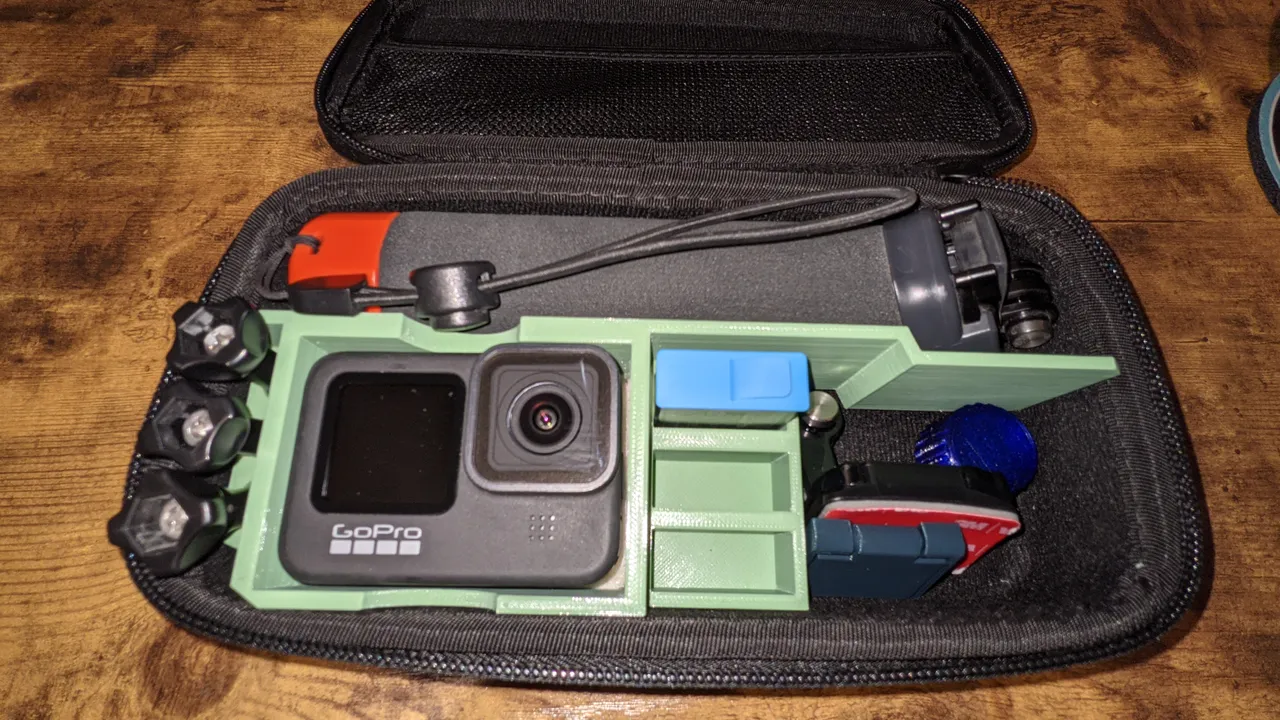 GoPro Hero9 hard-shell organizer by EnemyofGLaDOS | Download free STL ...