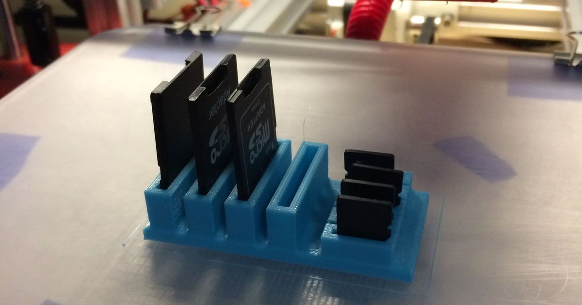 Simple SD card holder by Thomllama | Download free STL model ...