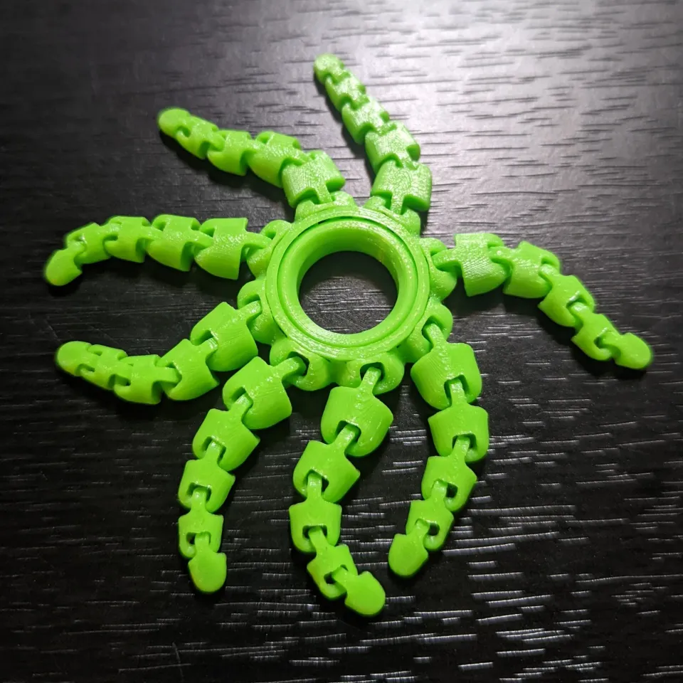 Fidget Octopus Ring by Imagine That | Download free STL model ...