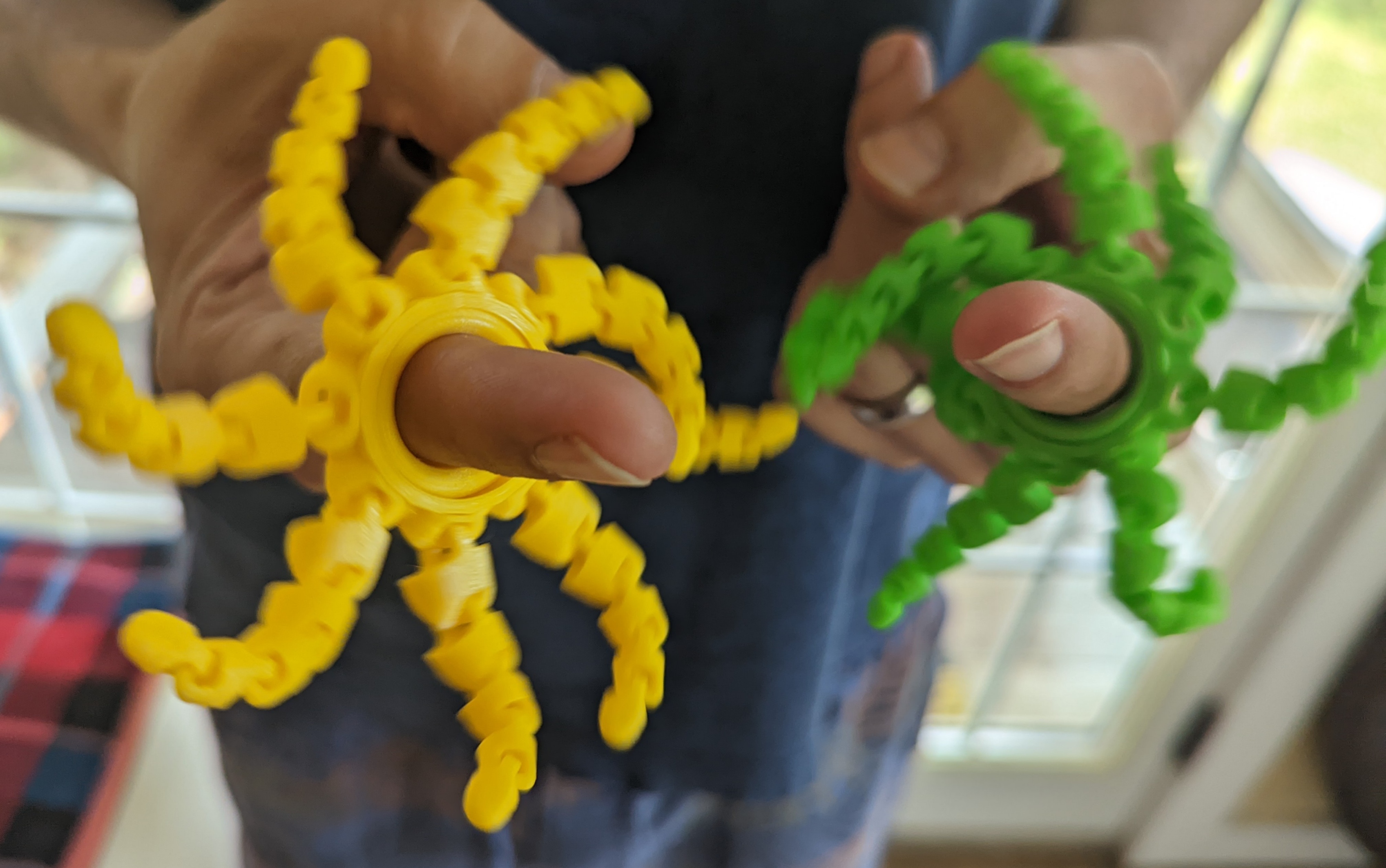 Fidget Octopus Ring by Imagine That | Download free STL model ...