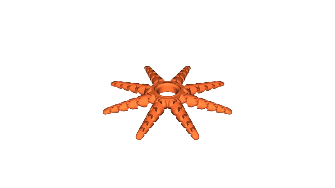 Fidget Octopus Ring by Imagine That | Download free STL model ...
