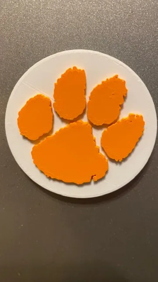 Clemson Logo Disc by 3D_Frank | Download free STL model | Printables.com