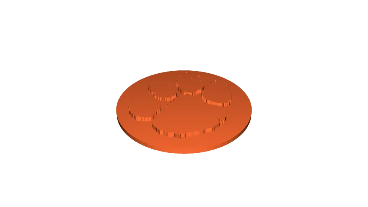 Clemson Logo Disc by 3D_Frank | Download free STL model | Printables.com