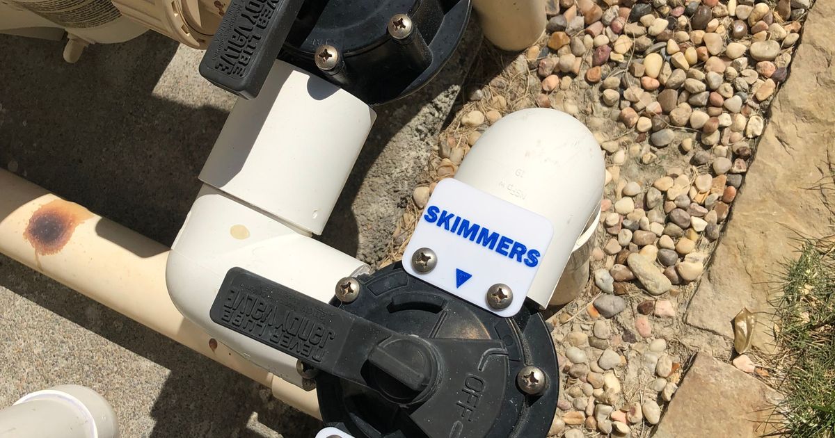 Identification labels for Jandy pool valves by Will | Download free STL ...