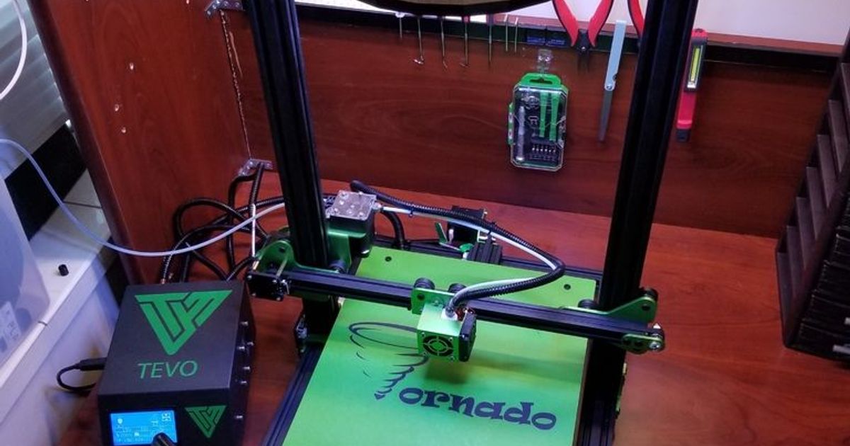 Tevo Tornado Octoprint Controlled LED Light Bar by JDM755 | Download ...