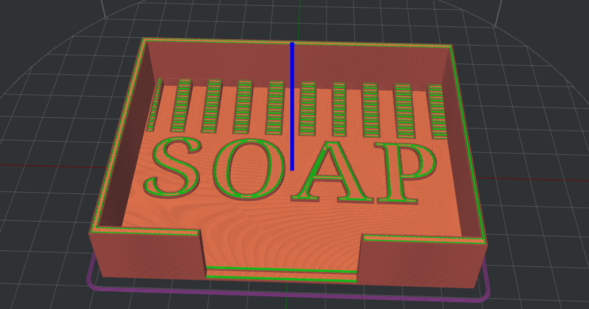 Soap Dish with slant by Tex_o7 | Download free STL model | Printables.com