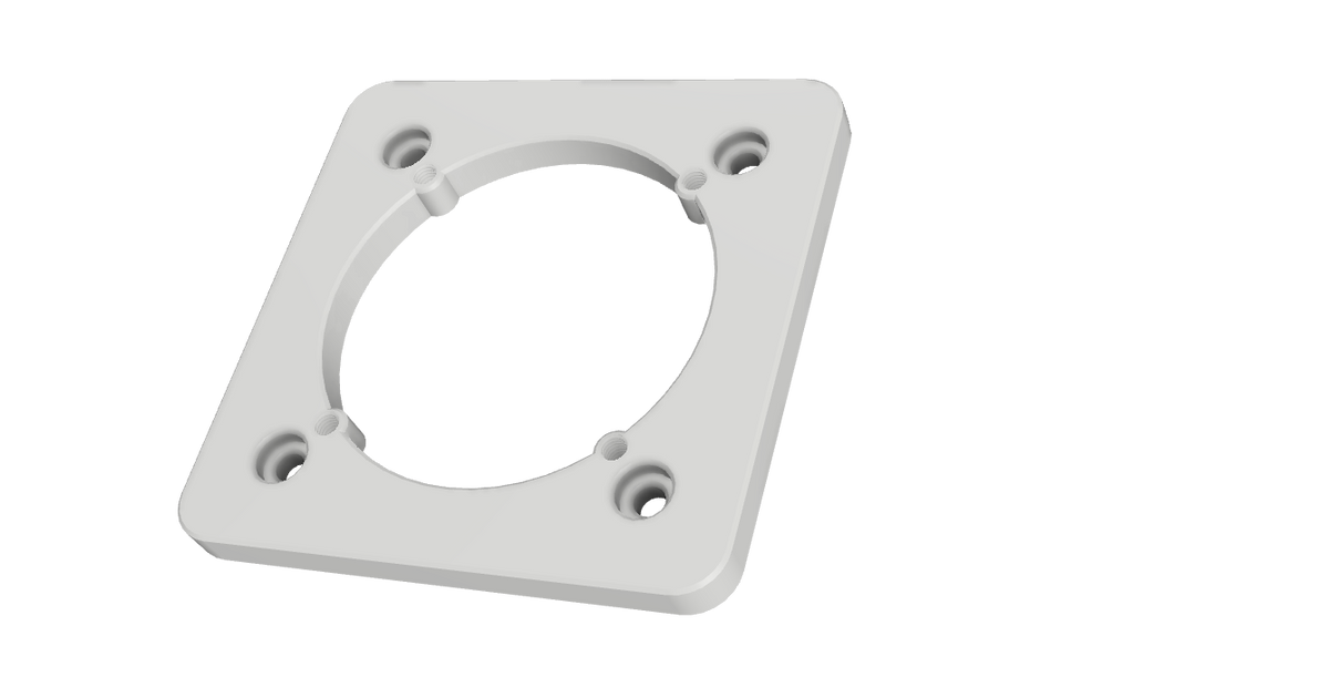 5010 to 4010 Axial fan adapter by Swoop03 | Download free STL model ...