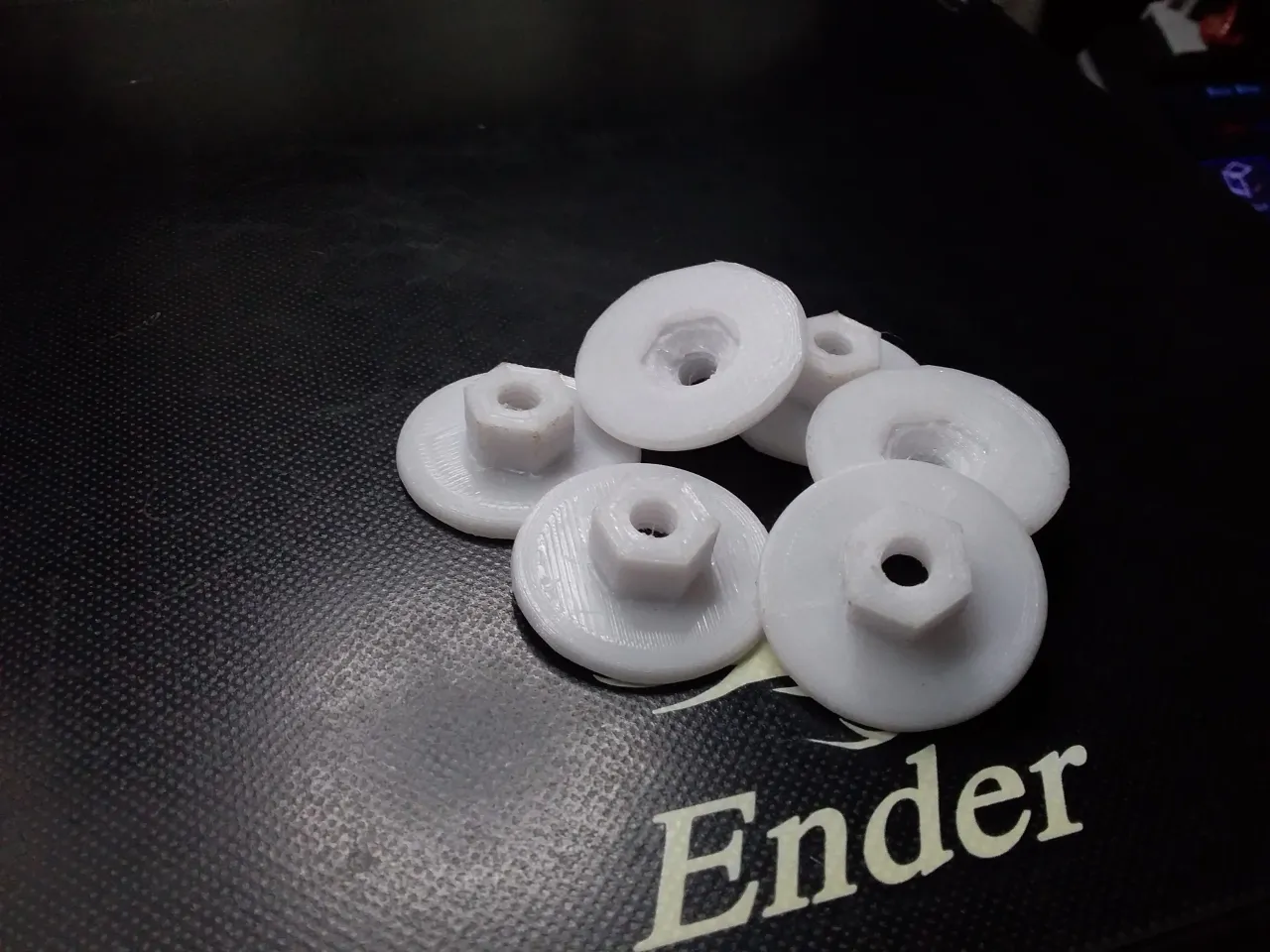 M6 Under body Panel Nut 12mm Hex 30mm dia by Mark | Download free STL ...