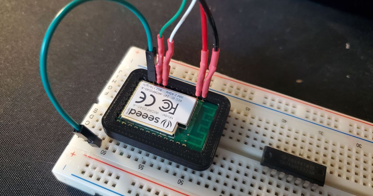 SEEED WIO RP2040 Module Holder by Joe Jankowiak | Download free STL ...