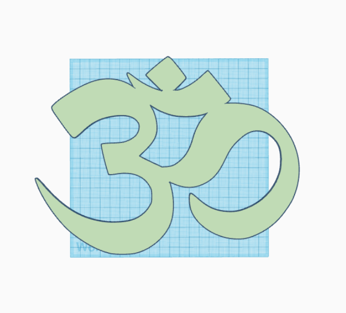 Om Sign by zinitri | Download free STL model | Printables.com