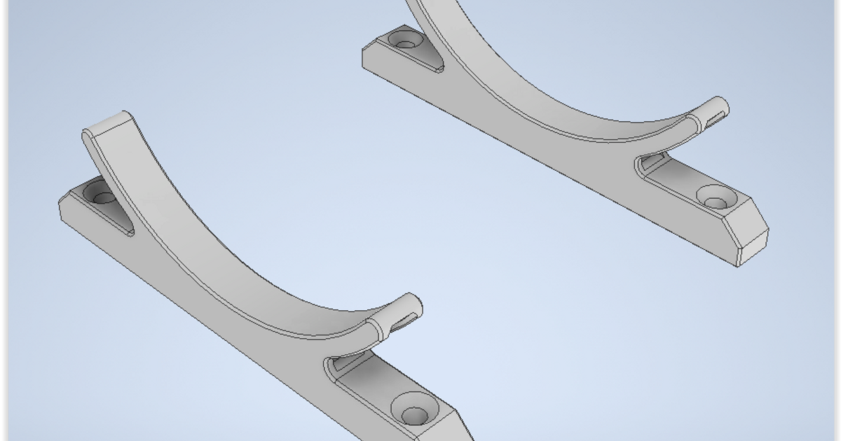 AirRohr Fixing Brackets by nushipwright | Download free STL model ...