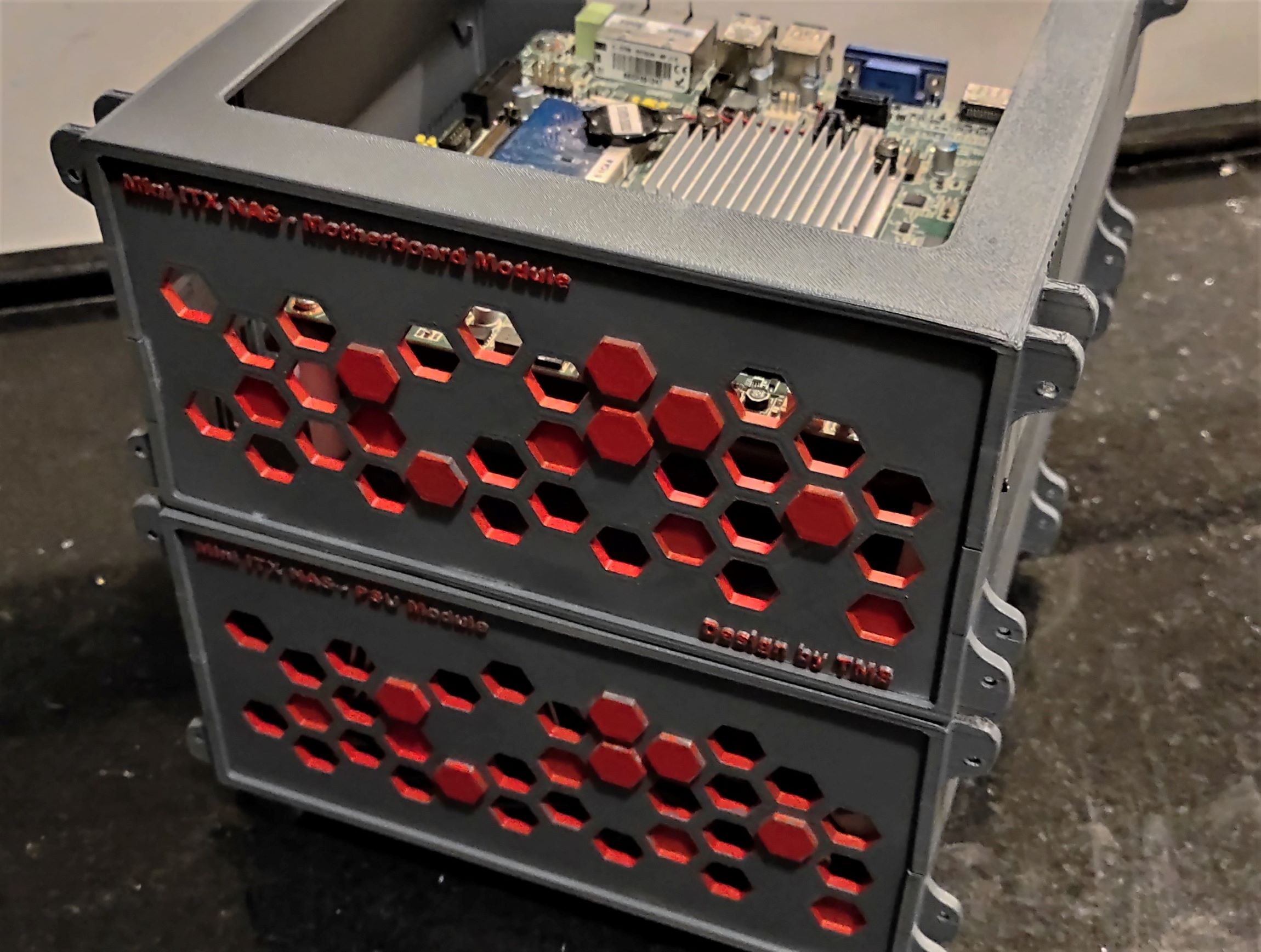 Mini ITX Modular NAS - PSU Module par TooManySecrets | Téléchargez ...