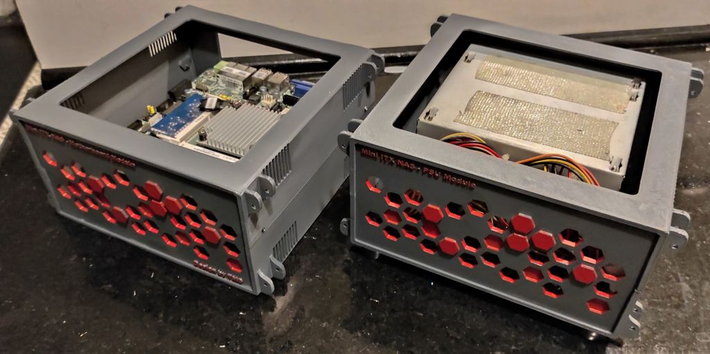Mini ITX Modular NAS - PSU Module par TooManySecrets | Téléchargez ...