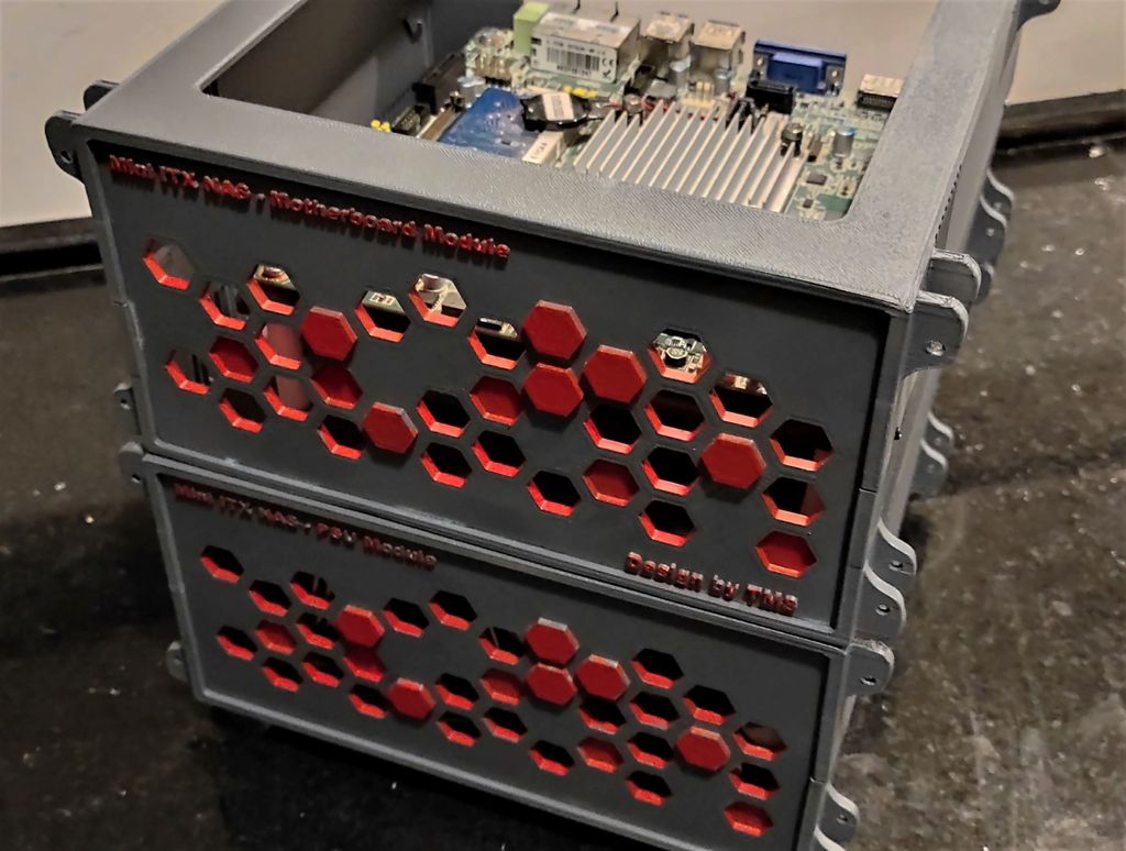 Mini ITX Modular NAS - Motherboard Module por TooManySecrets ...