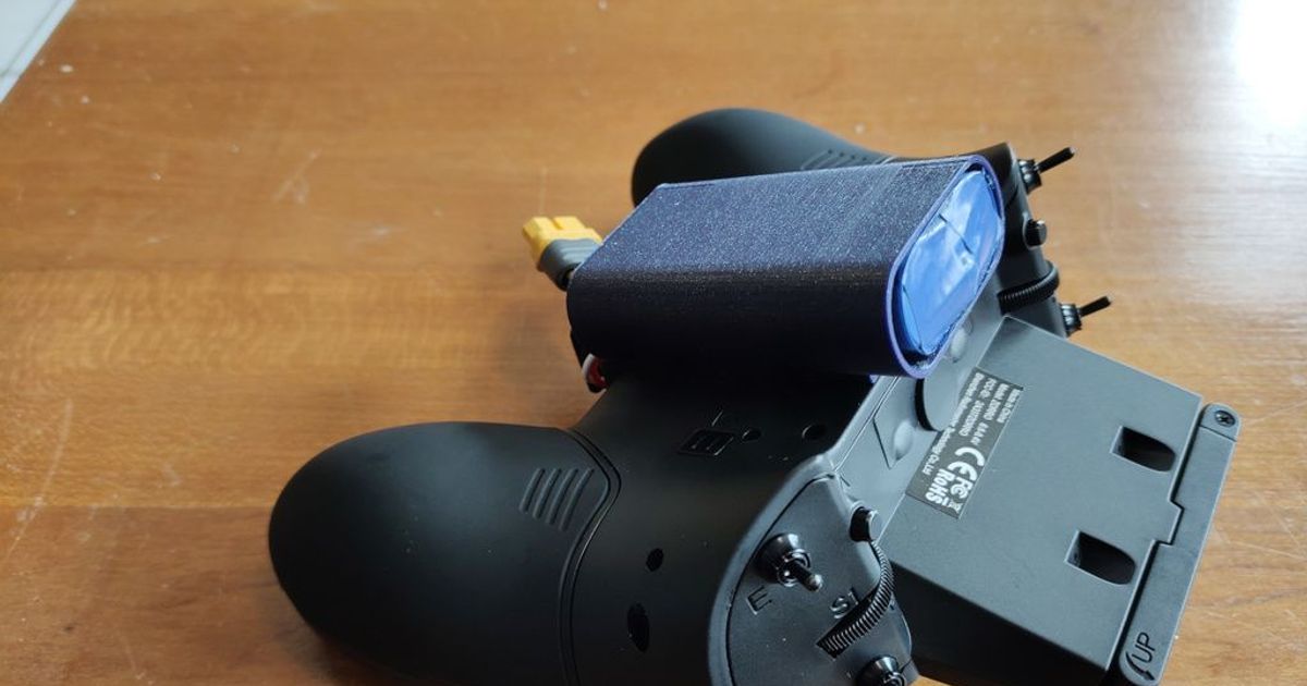 Radiomaster zorro 2s 18650 backpack by HandsomePotato | Download free STL model | Printables.com