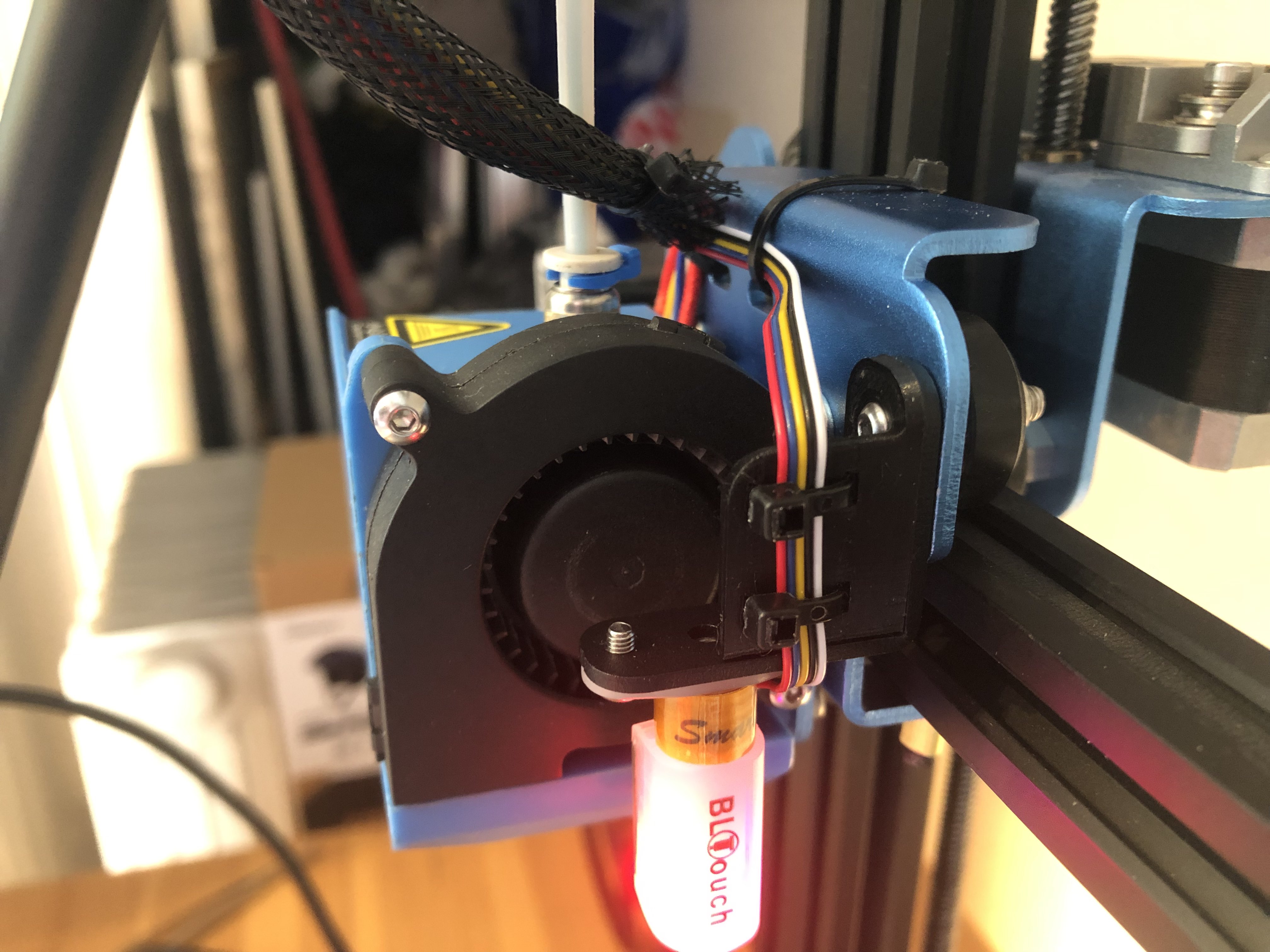 CR-10-V2 Cable Mount for BL-Touch Sensor by Rokz | Download free STL ...
