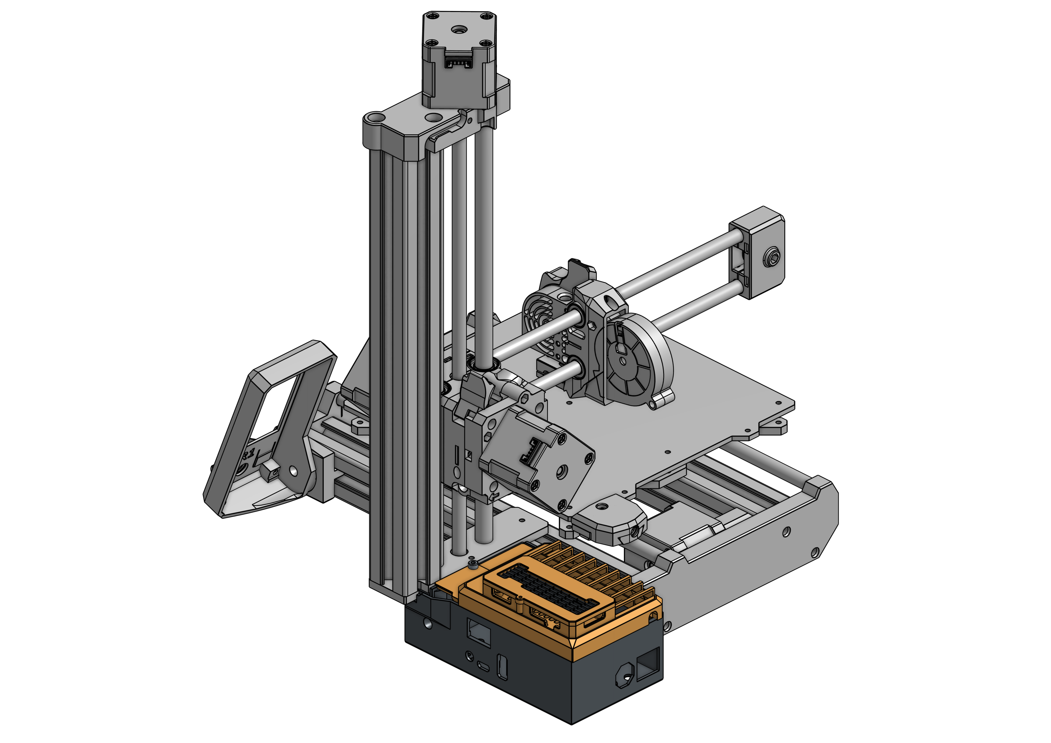 Prusa MINI Z-Top | Electronics Box Lid Raspberry Pi Zero 2 W by 6d6178 ...