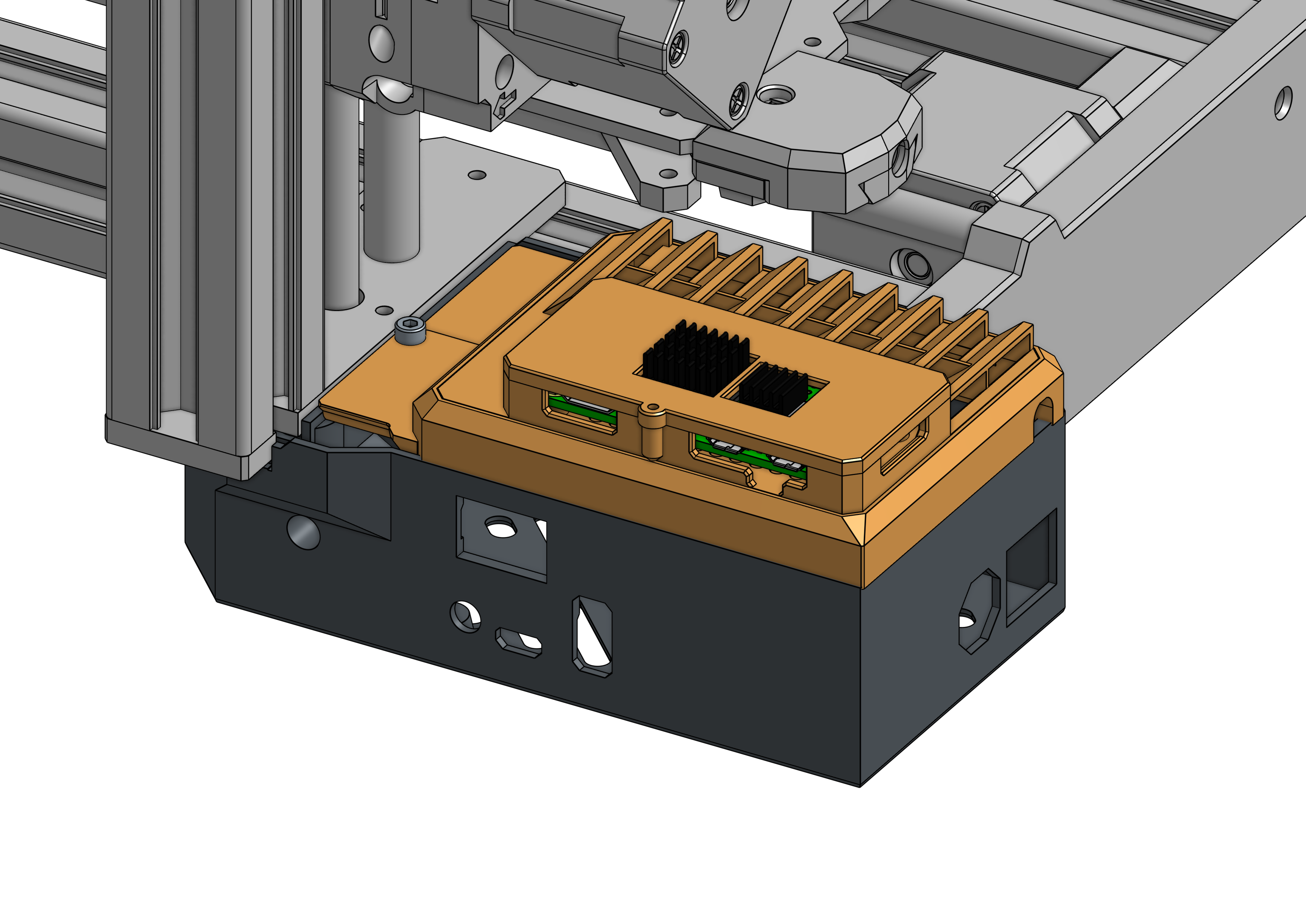 Prusa MINI Z-Top | Electronics Box Lid Raspberry Pi Zero 2 W by 6d6178 ...
