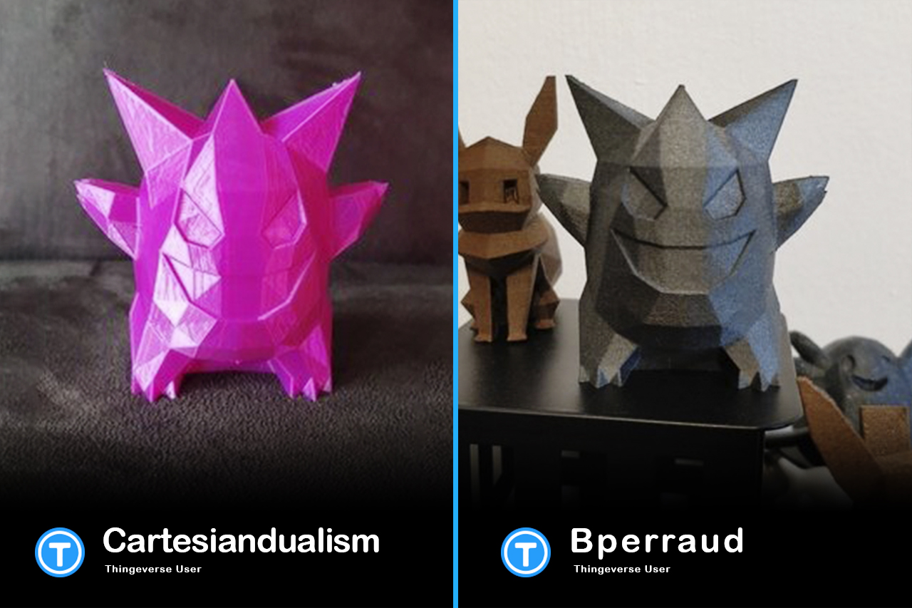 Gengar LowPoly by Herrecoco | Download free STL model | Printables.com