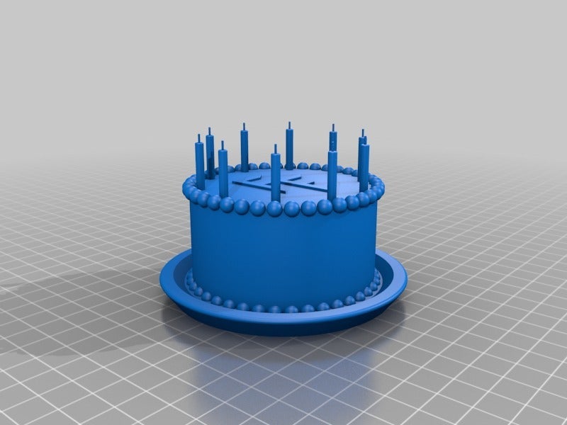 Birthday Cake- (Filament Frenzy) and blank Fusion file by Thomllama ...